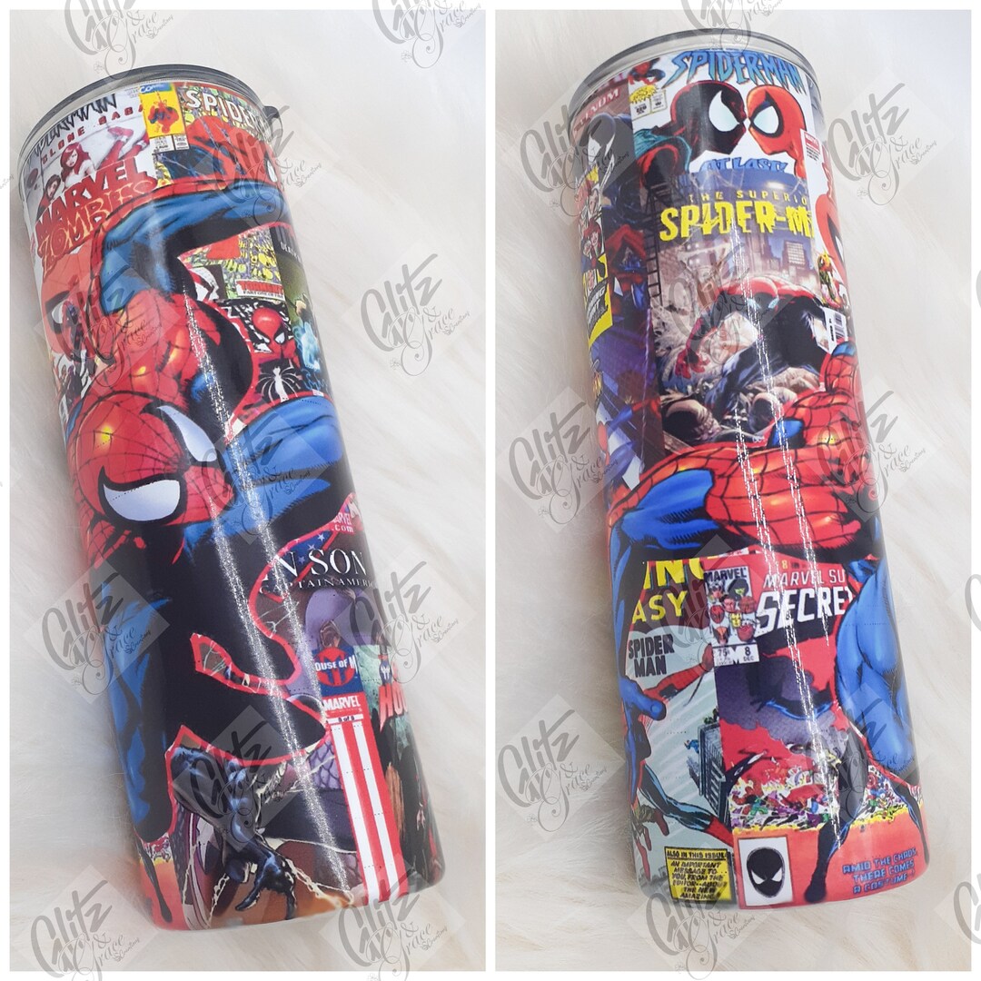 Spiderman Sublimation Tumbler - Etsy