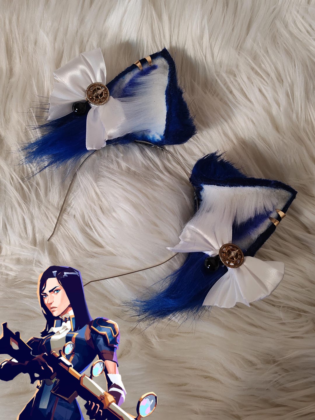 Caitlyn Kiramman Ears for Cosplay Arcane Cosplay Ears League of Legends ...