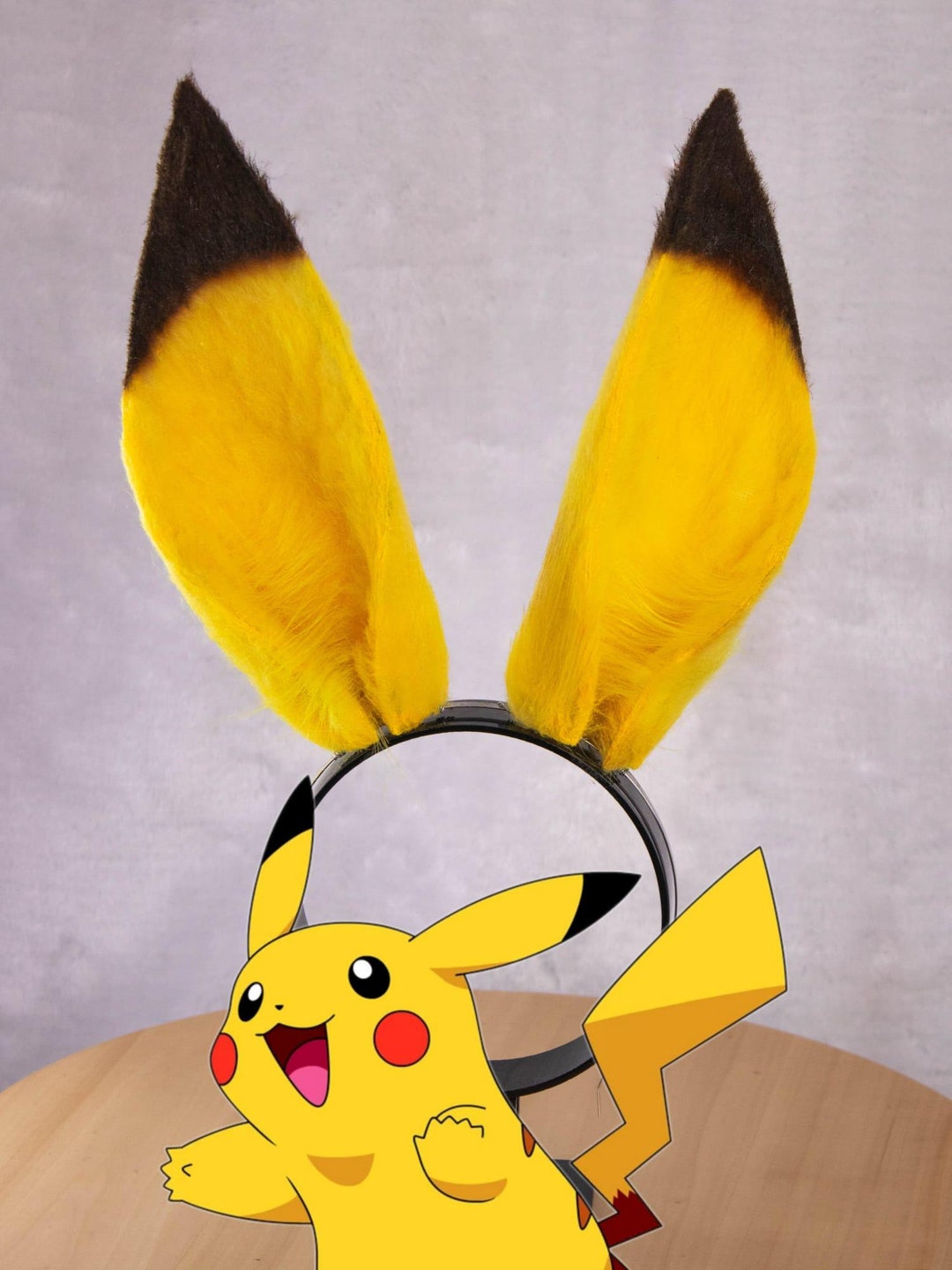 Orejas de Pikachu para Cosplay / Orejas de Pikachu de Pokémon ...