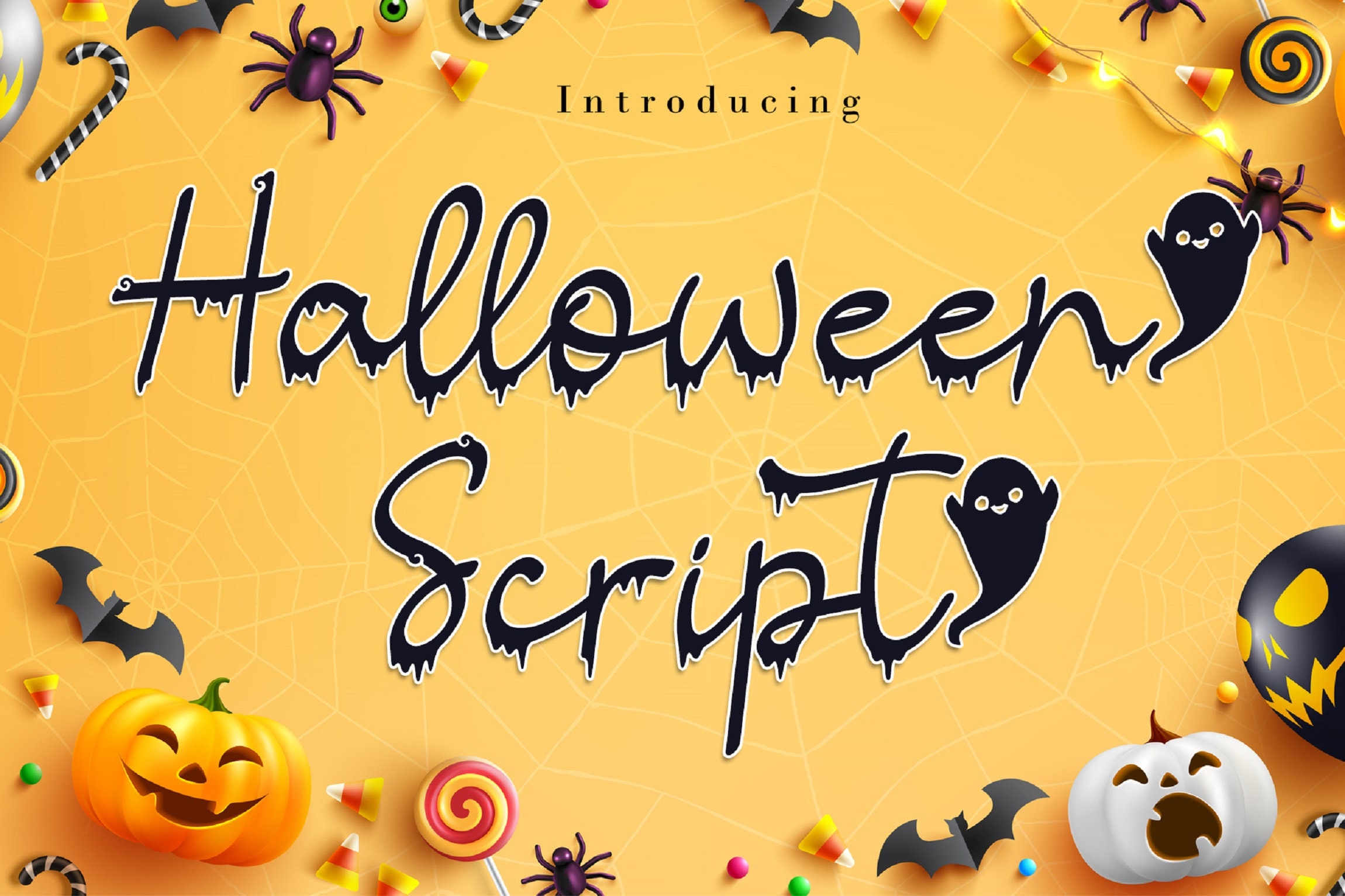 Halloween Script, Halloween Font, Halloween, Spooky Font, Quirky ...