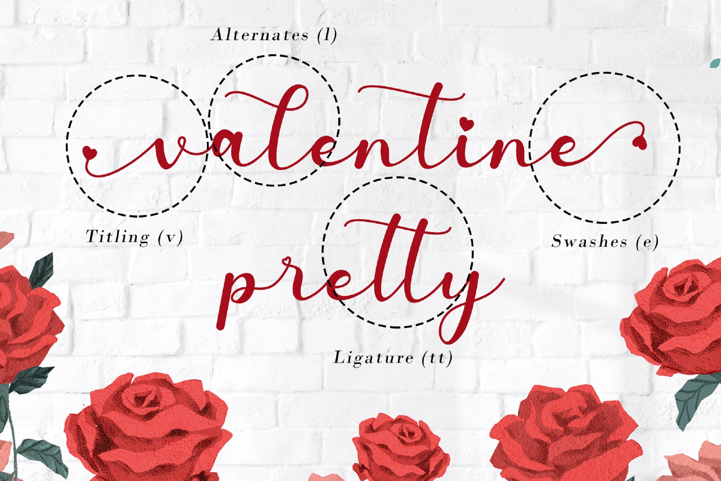 Valentine Surprise Modern Calligraphy, Cricut Fonts, Wedding Font ...