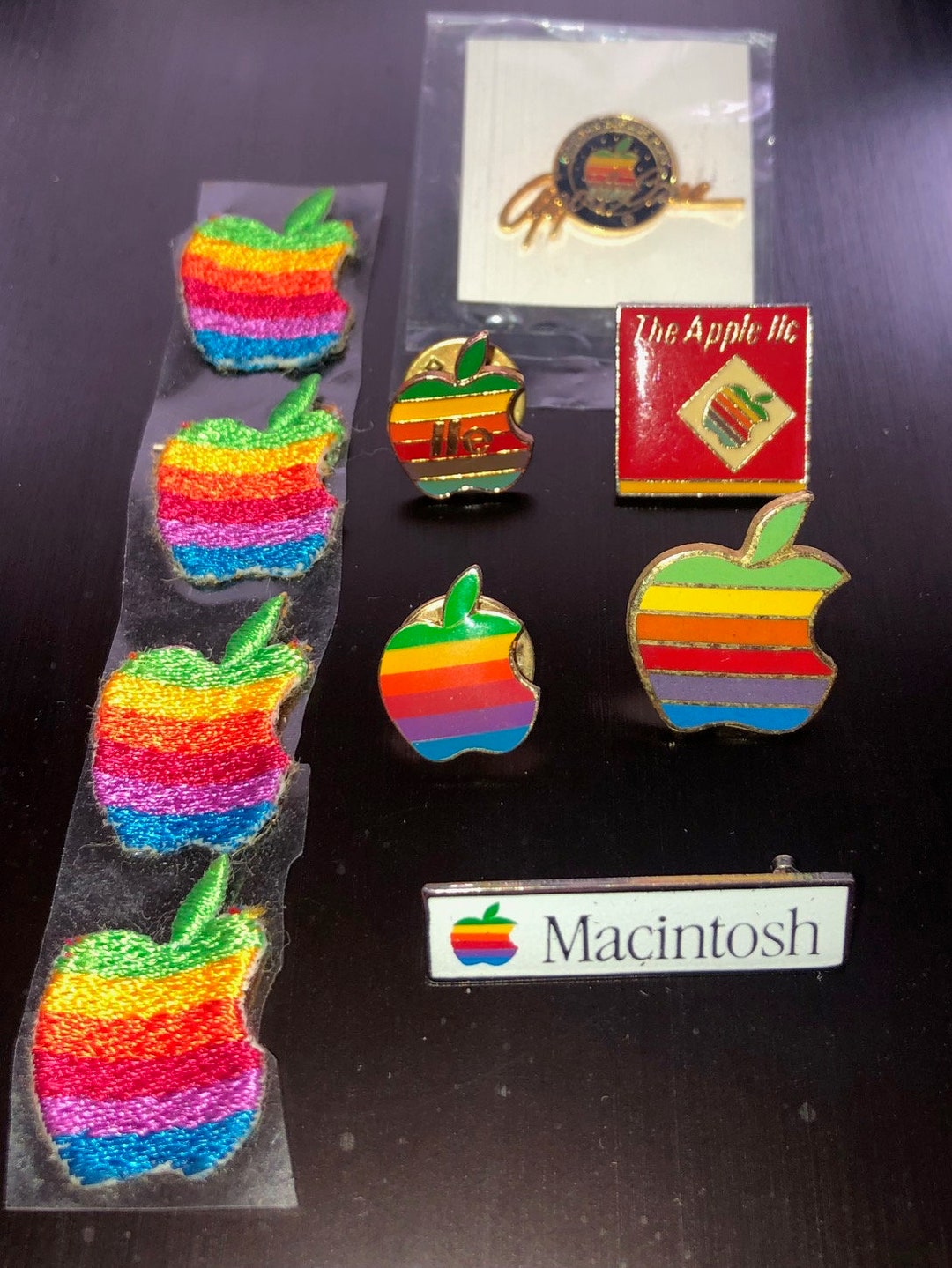 Apple Lapel Pins and Appelit - Etsy