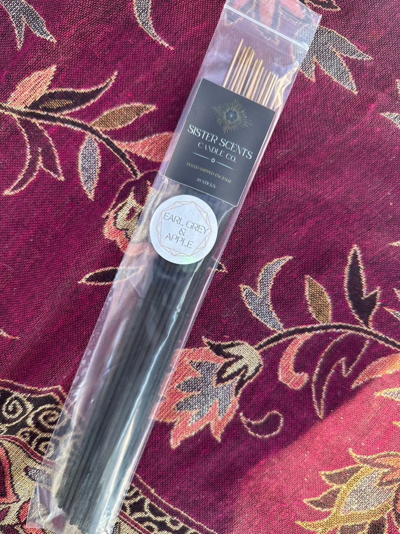 Hand Dipped Charcoal Incense Sticks | 20 Sticks | Choose Your Scent - Etsy