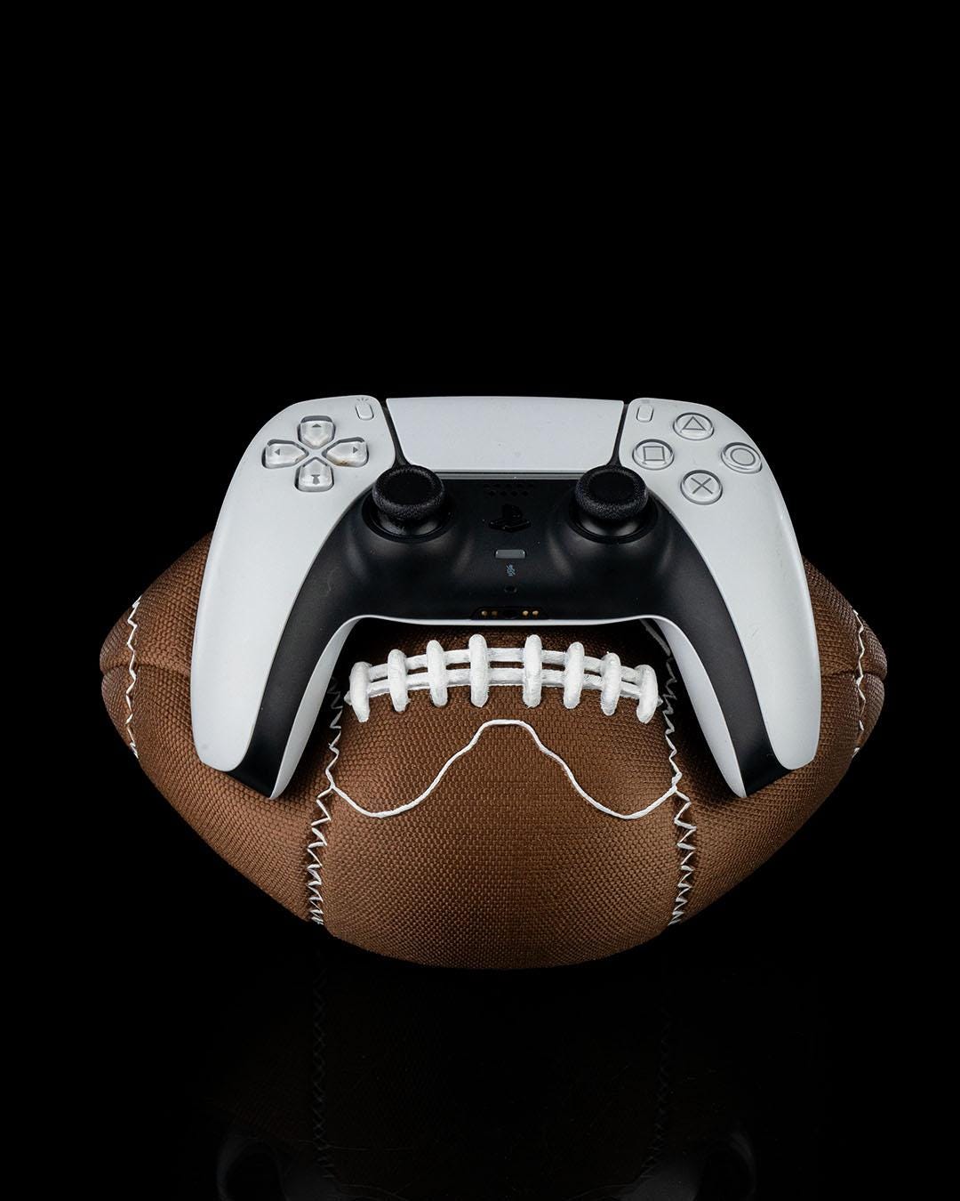 Football Remote Holder | 3D Printed Sports Decor | Gamer Room Organizer ...