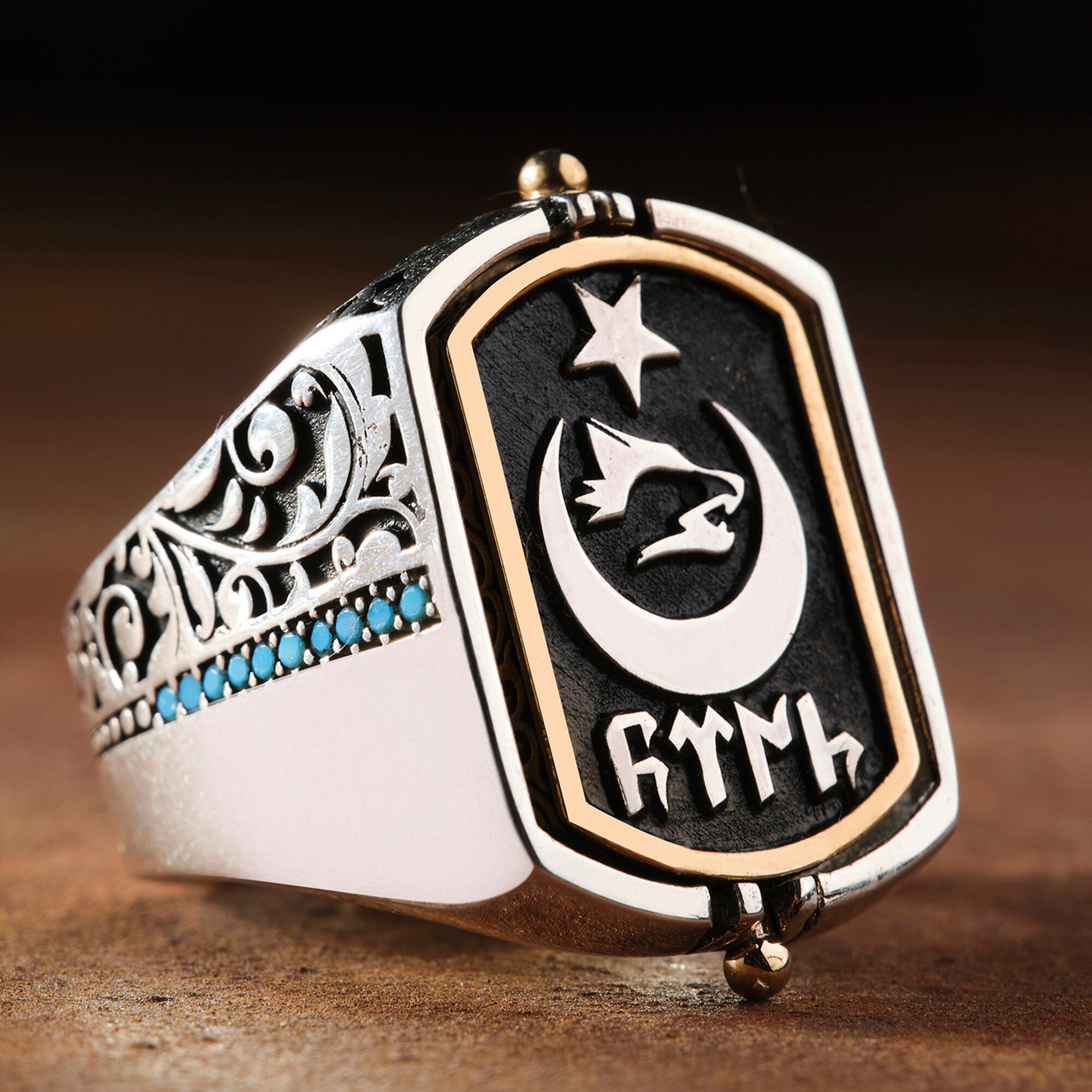 Mens Handmade Ring Turkish Handmade Silver Men Ring Ottoman | Etsy