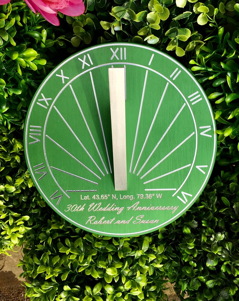 Custom Engraved Color Unique Sundial Precision Designed for - Etsy