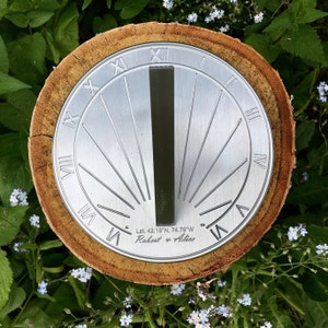 Custom 10th Wedding Anniversary Engraved Sundial Gift For: Parents ...