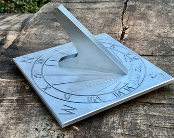 Custom Engraved Unique Sundial Circular Precision Designed | Etsy