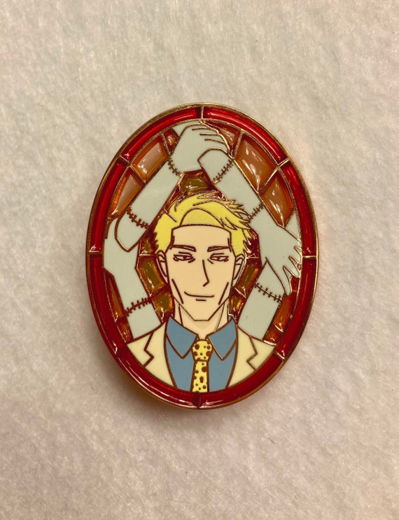 Overtime Man Stained Glass 2 Pin B GRADE | Etsy