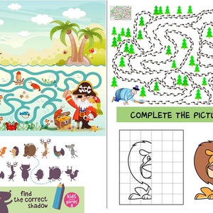 Solve It! - Little Detectives | Printable Puzzles for Kids | PDF - Etsy
