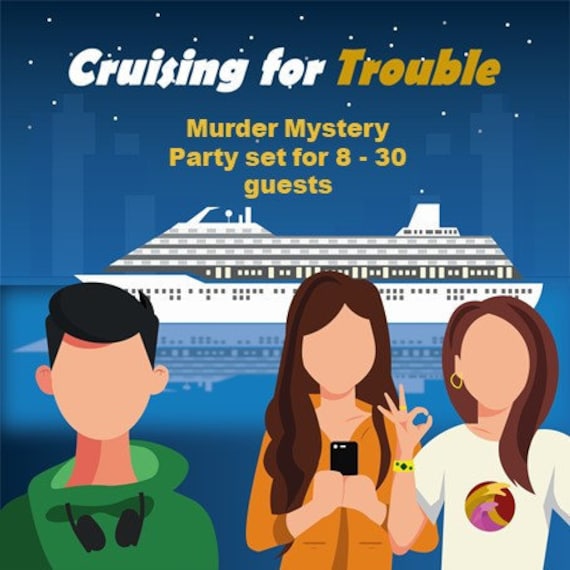 Teen Non-murder Mystery Game cruising for Trouble | Etsy