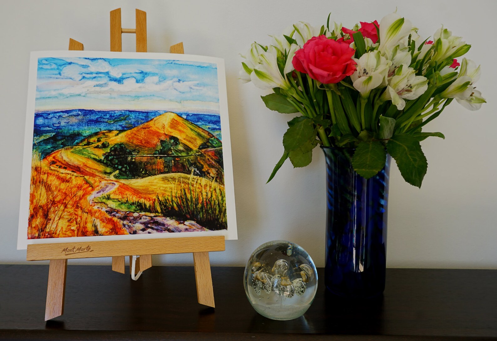 Catherine Dolan 'summer Beacon Vista', 10"x10" Fine Art Giclee Print of ...