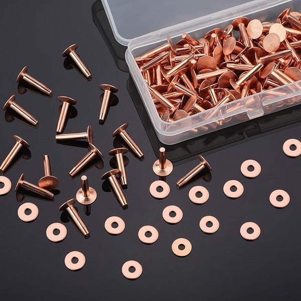 Copper Rivets - Etsy