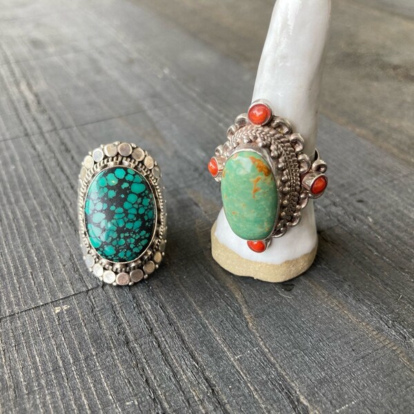 Navajo Silver Ring - Etsy