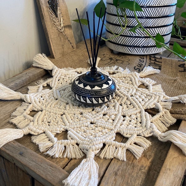 Macrame Table - Etsy