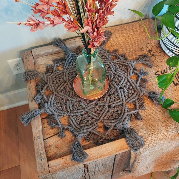 Macrame Table - Etsy