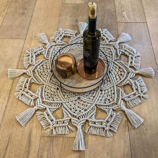 Macrame Table Runner - Etsy