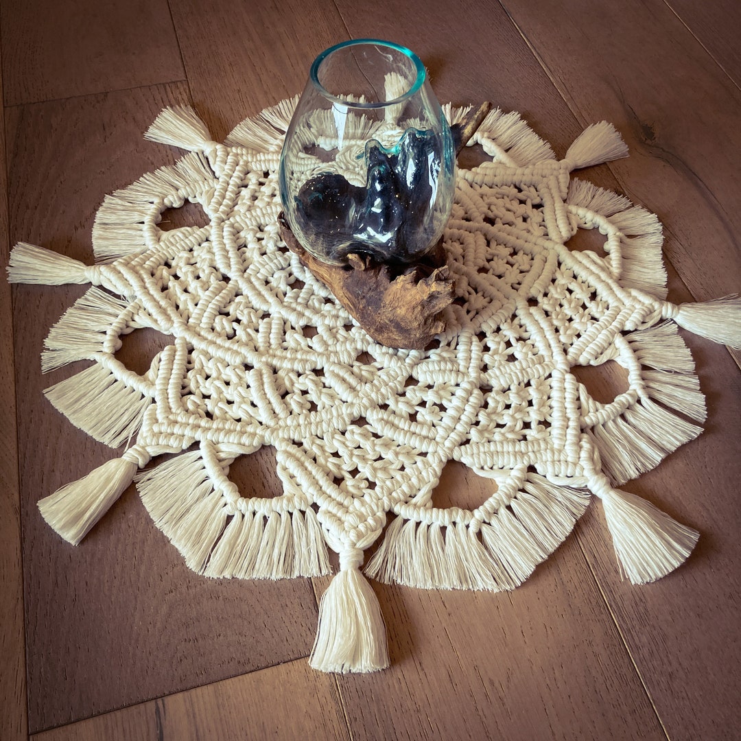 Macrame Table Centerpiece, Handmade - Trendy Neutral Colors - Etsy