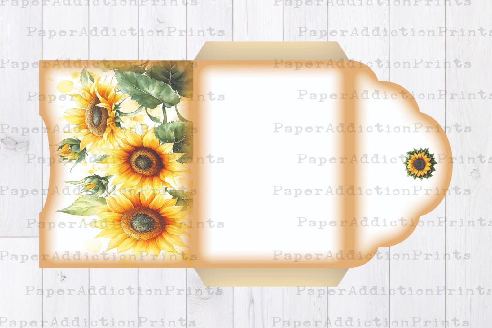 Highland Cow Sunflower Stationery Set (digital Download) - Etsy