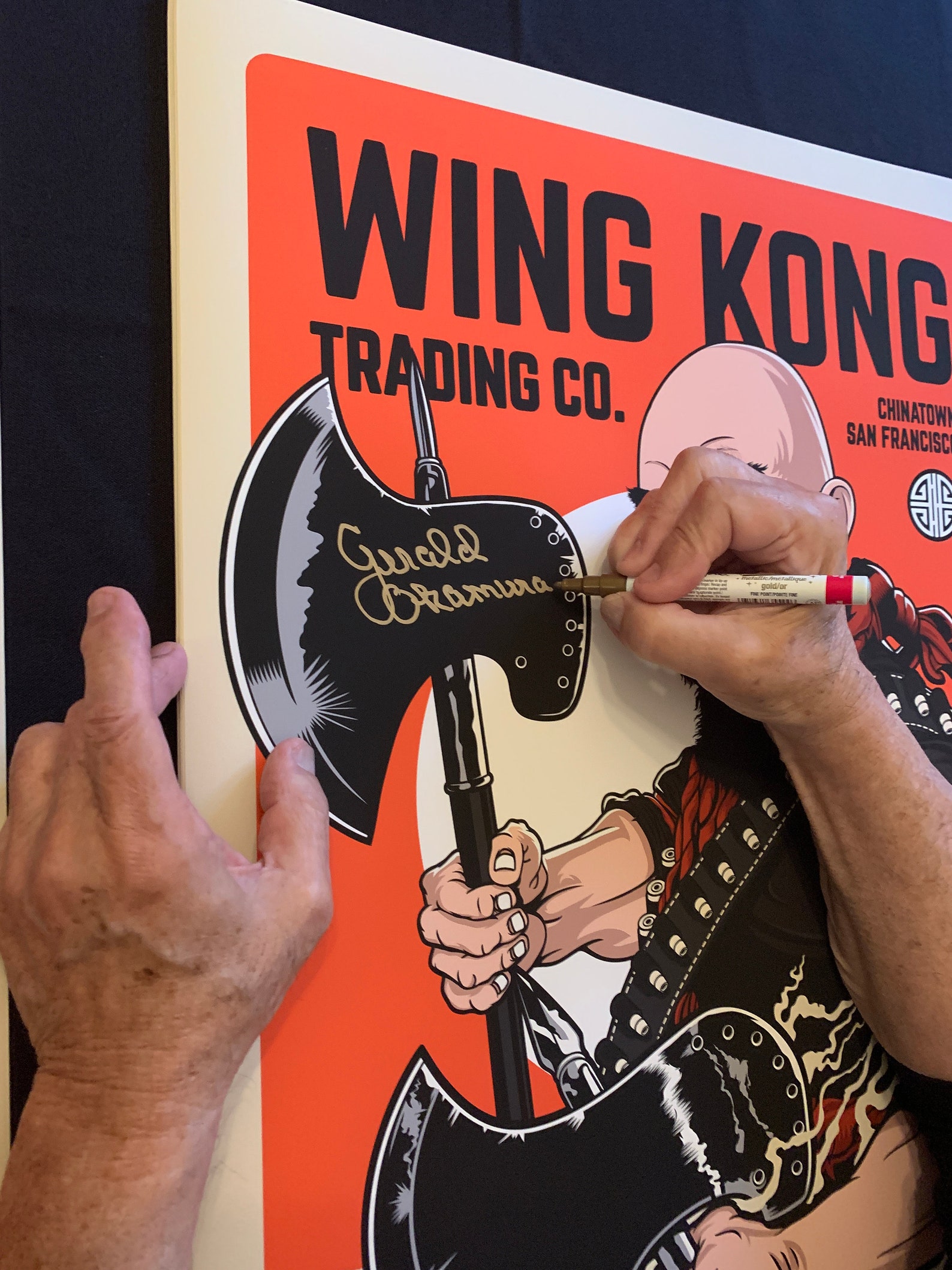 Wing Kong Hatchet Man Ltd. Ed. Signed Poster - Etsy