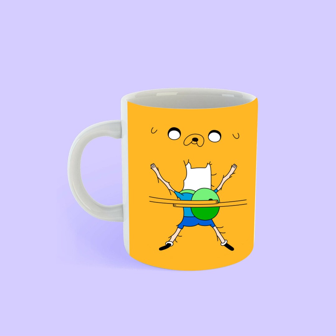 Adventure Time - Jake and Finn Hug Mug - Etsy