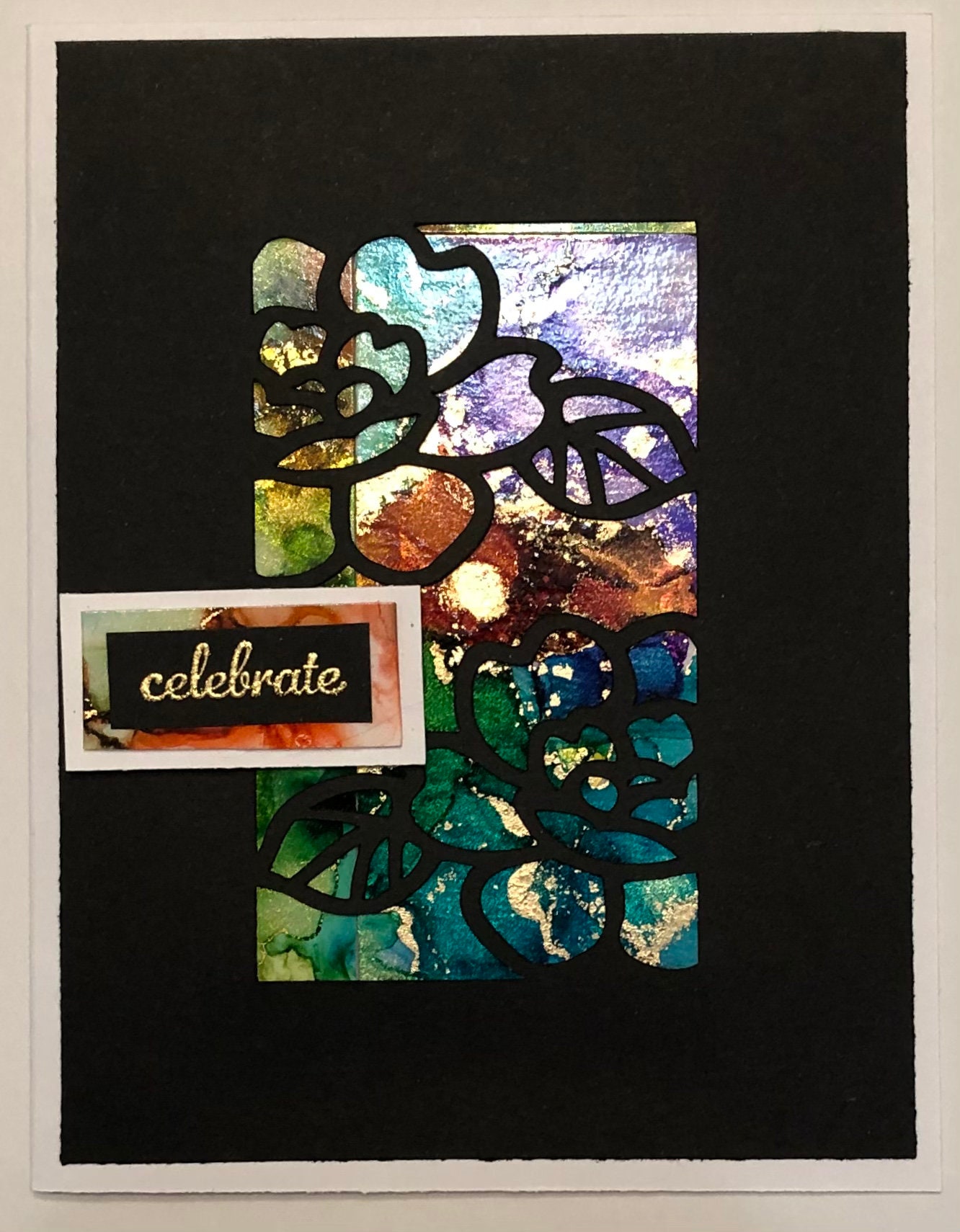 Handmade Greeting Cards With Alcohol Ink - Etsy