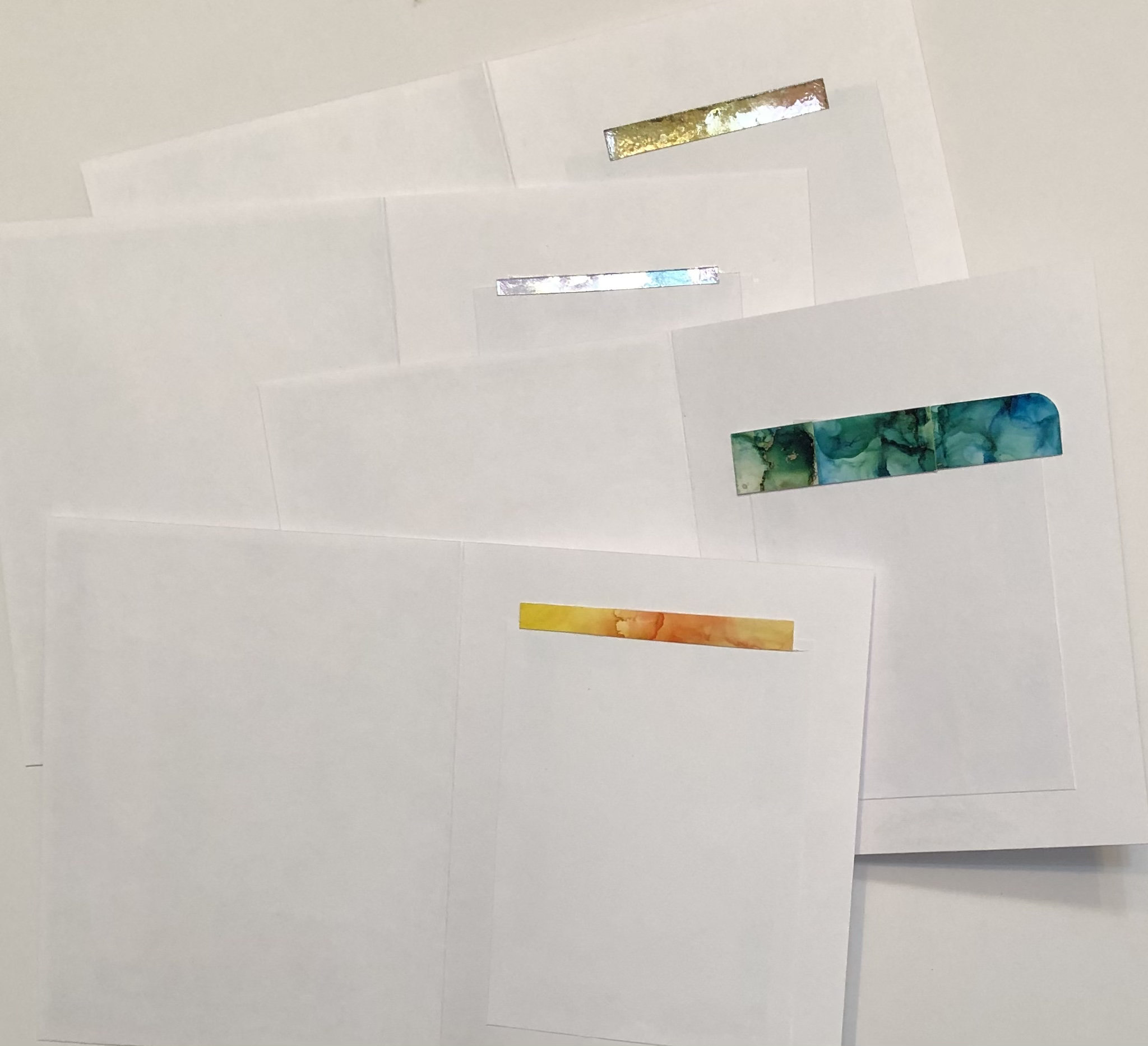 Handmade Greeting Cards With Alcohol Ink - Etsy