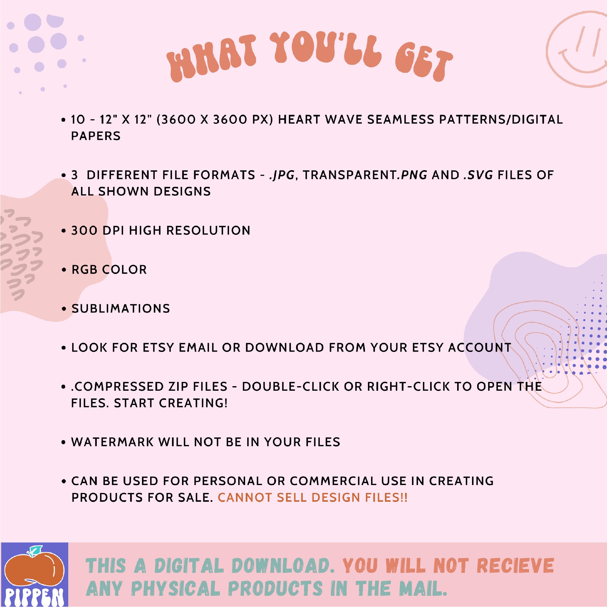 Heart Digital Paper Valentine Heart Patterns Printable - Etsy