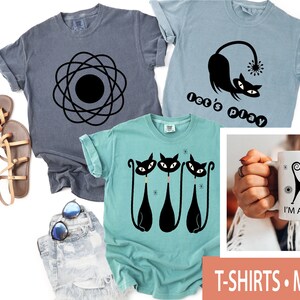 Atomic Cat SVG, Atomic Cat PNG, Digital Download, Mid Century Modern ...