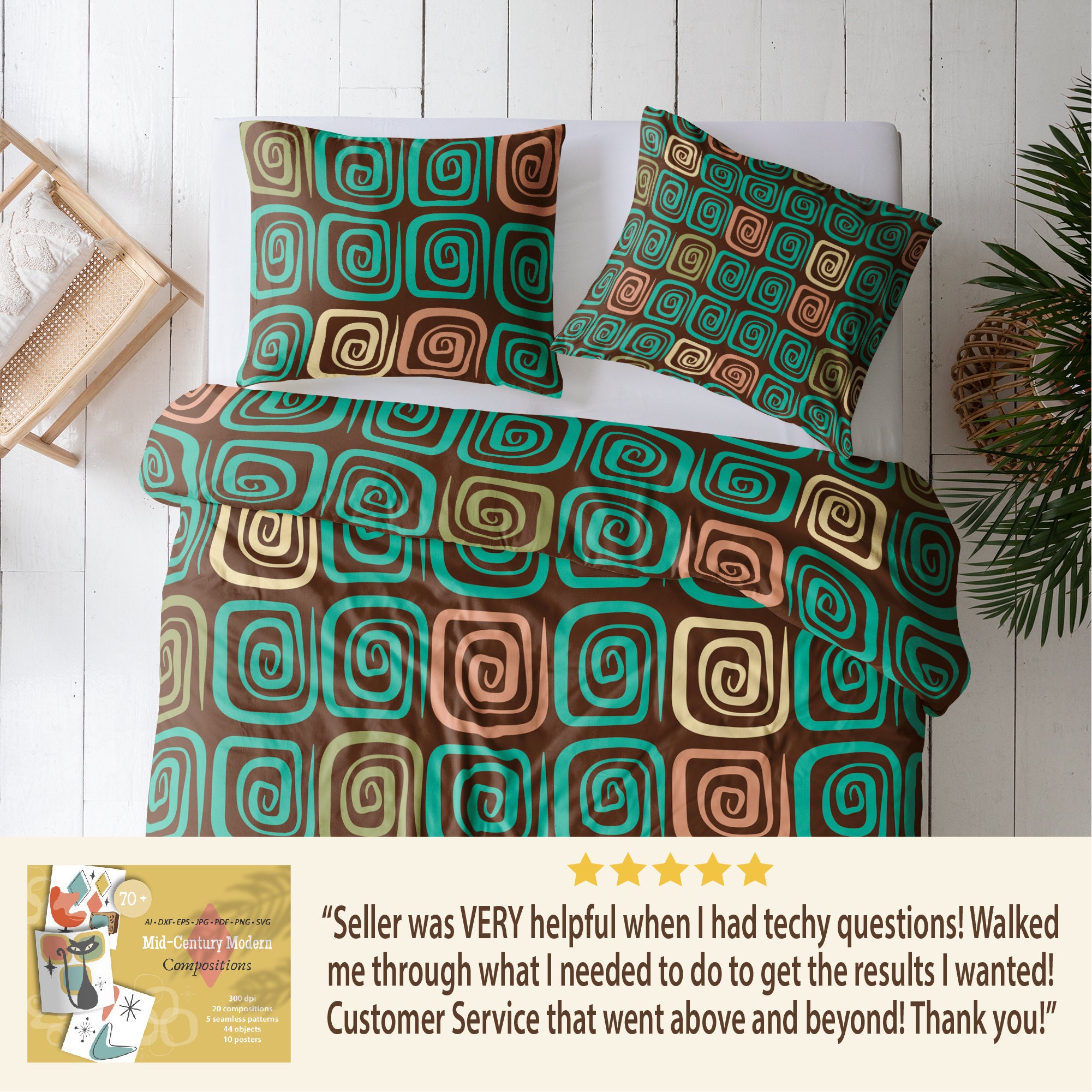 Retro 70s Digital Paper,commercial Use,scrapbook Paper,geometric ...