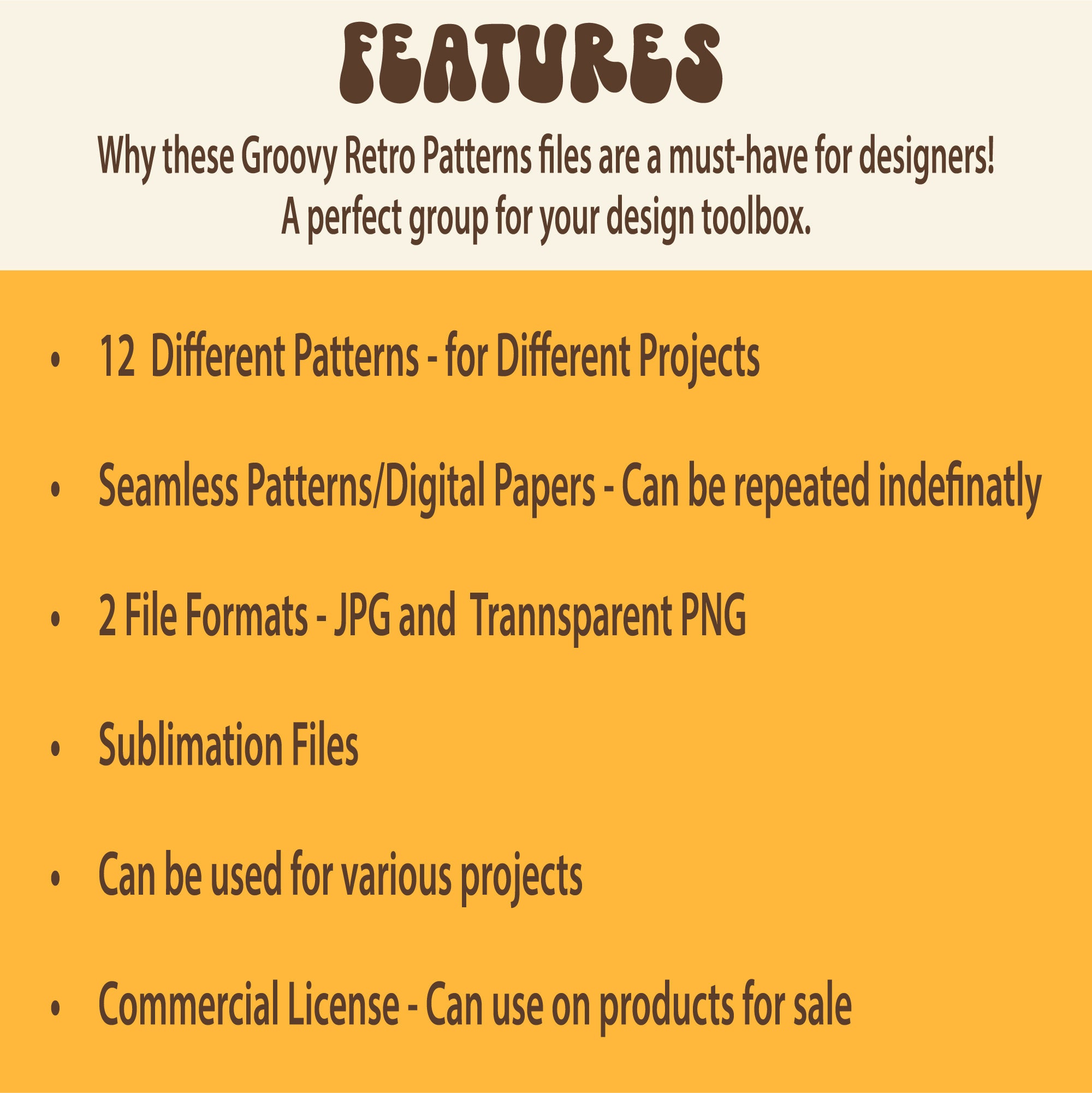 Retro Groovy, 60s 70s Seamless Pattern, Retro Groovy Background ...