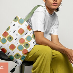 Mid Century Modern Digital Papers,svg, PNG, Editable Vector, 1950s ...