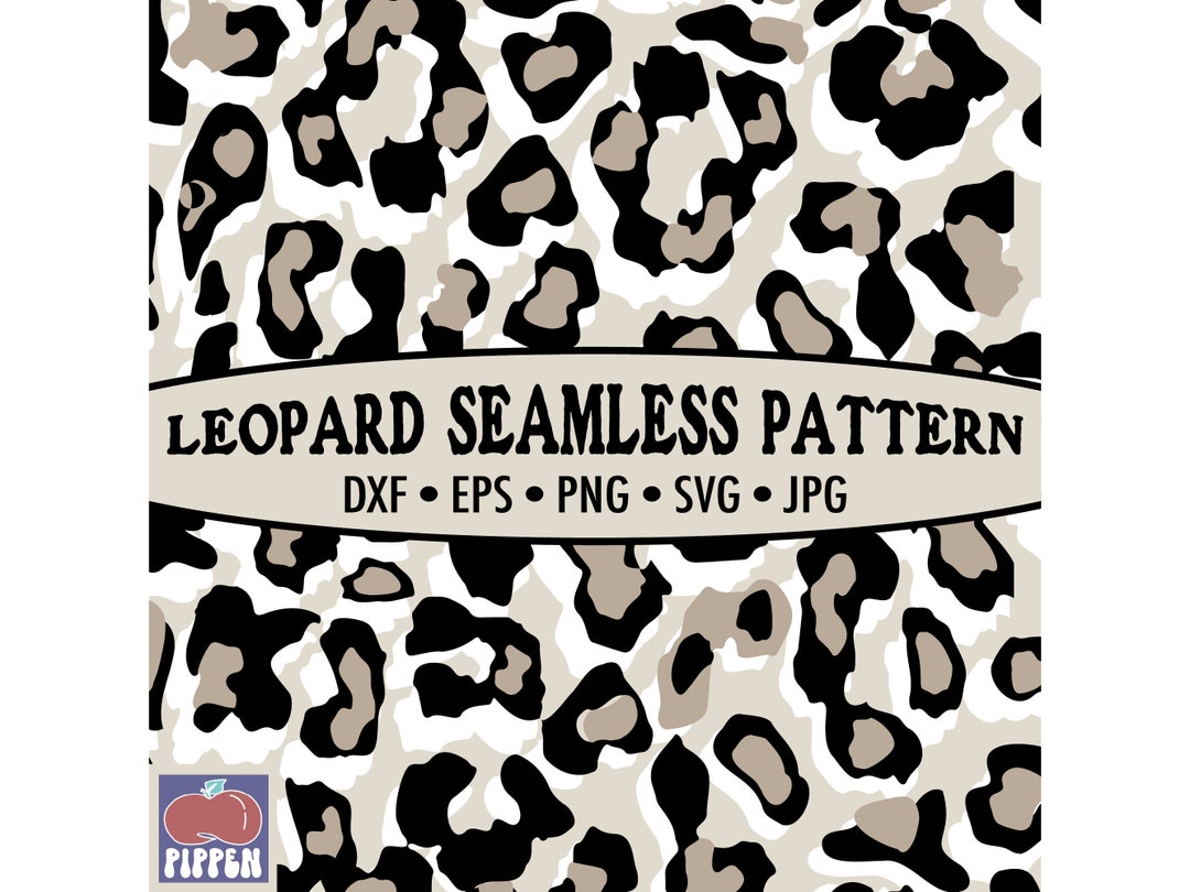 Leopard Print Svg, Leopard Print Seamless Pattern, Repeating Pattern ...