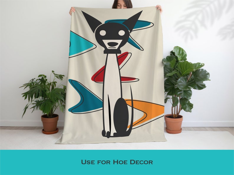 Atomic Dog Cat SVG Clipart Bundle Digital Downloads Retro Mid Century ...