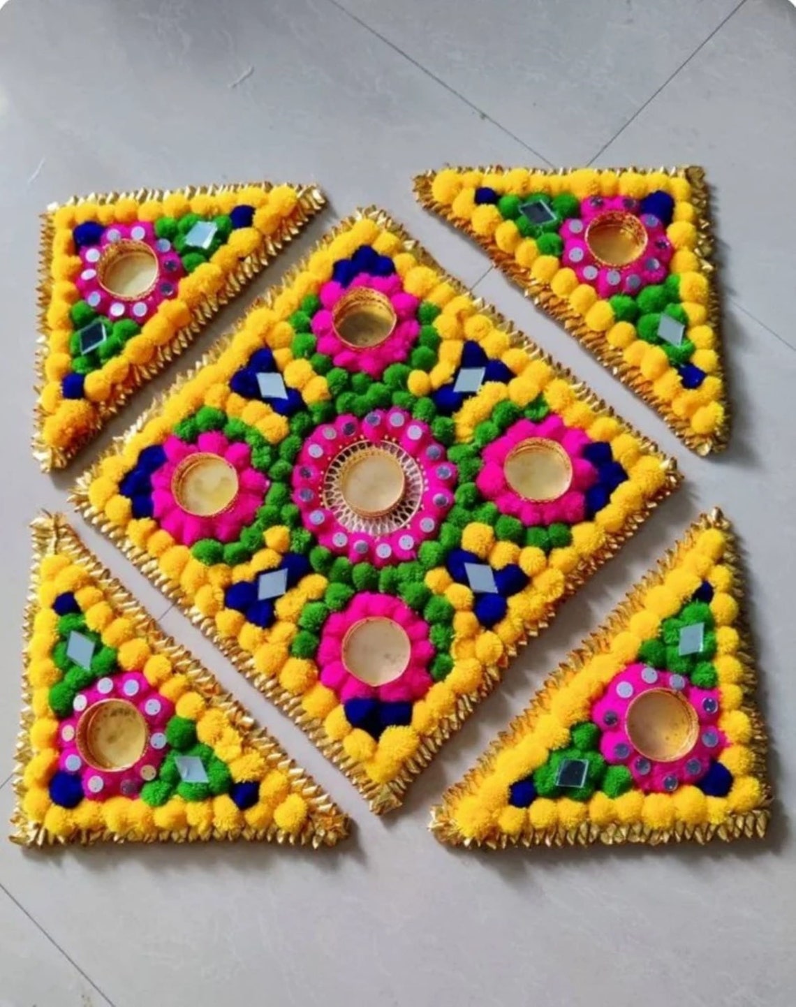 5 Pecs. Candles Holder Door Traditional Handmade Door - Etsy