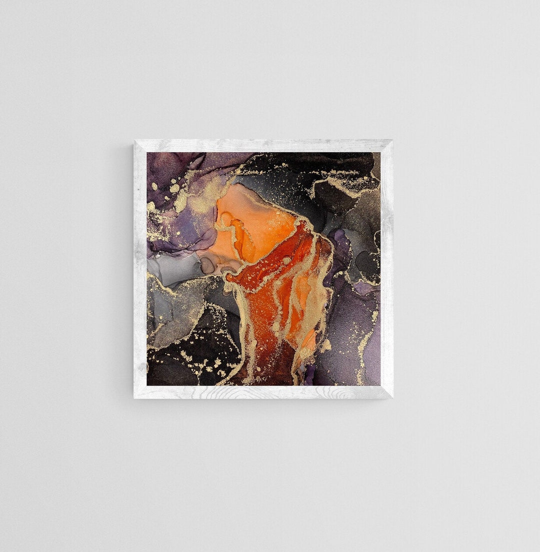 Printable Abstract Colorful Alcohol Ink Wall Art - DIGITAL DOWNLOAD - Etsy