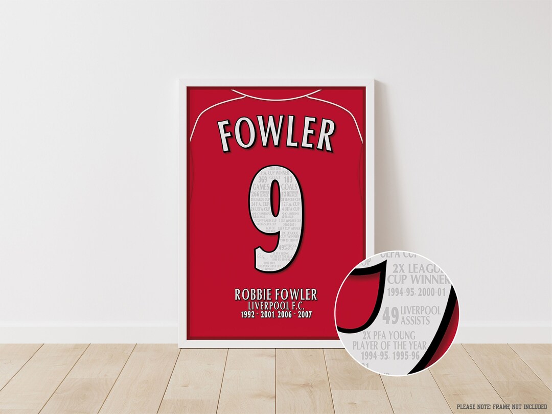 Robbie Fowler - Liverpool Career A3 Poster Print - Etsy