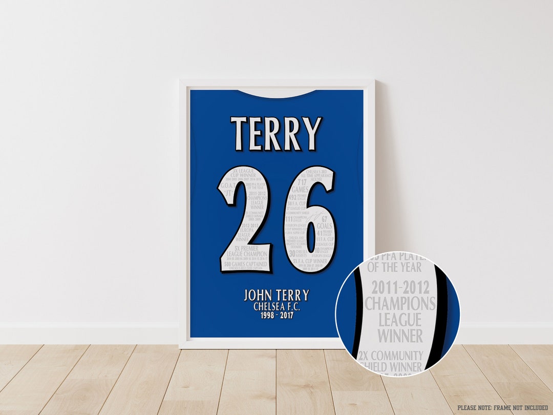 John Terry - Chelsea Career A3 Poster Print - Etsy