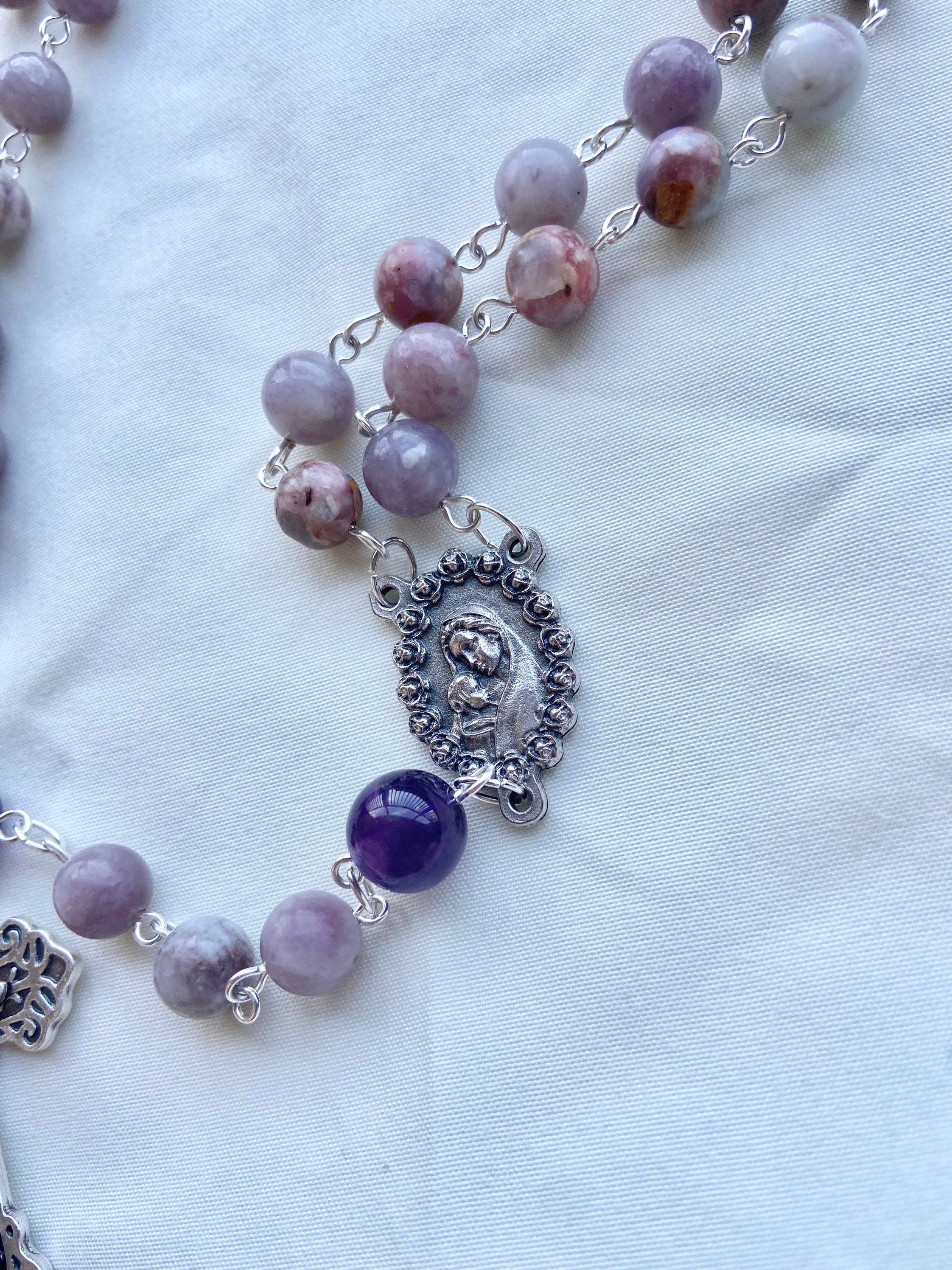 Theotokos Rosary | God-bearer | Handmade Catholic Gifts | Catholic ...