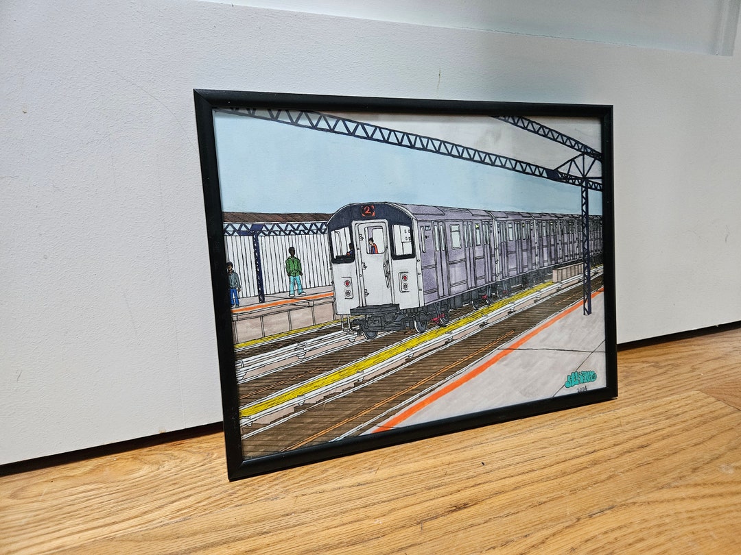 The Prototype IRT Edition 1993 Scenic Subway Illustration 9"x 12" - Etsy