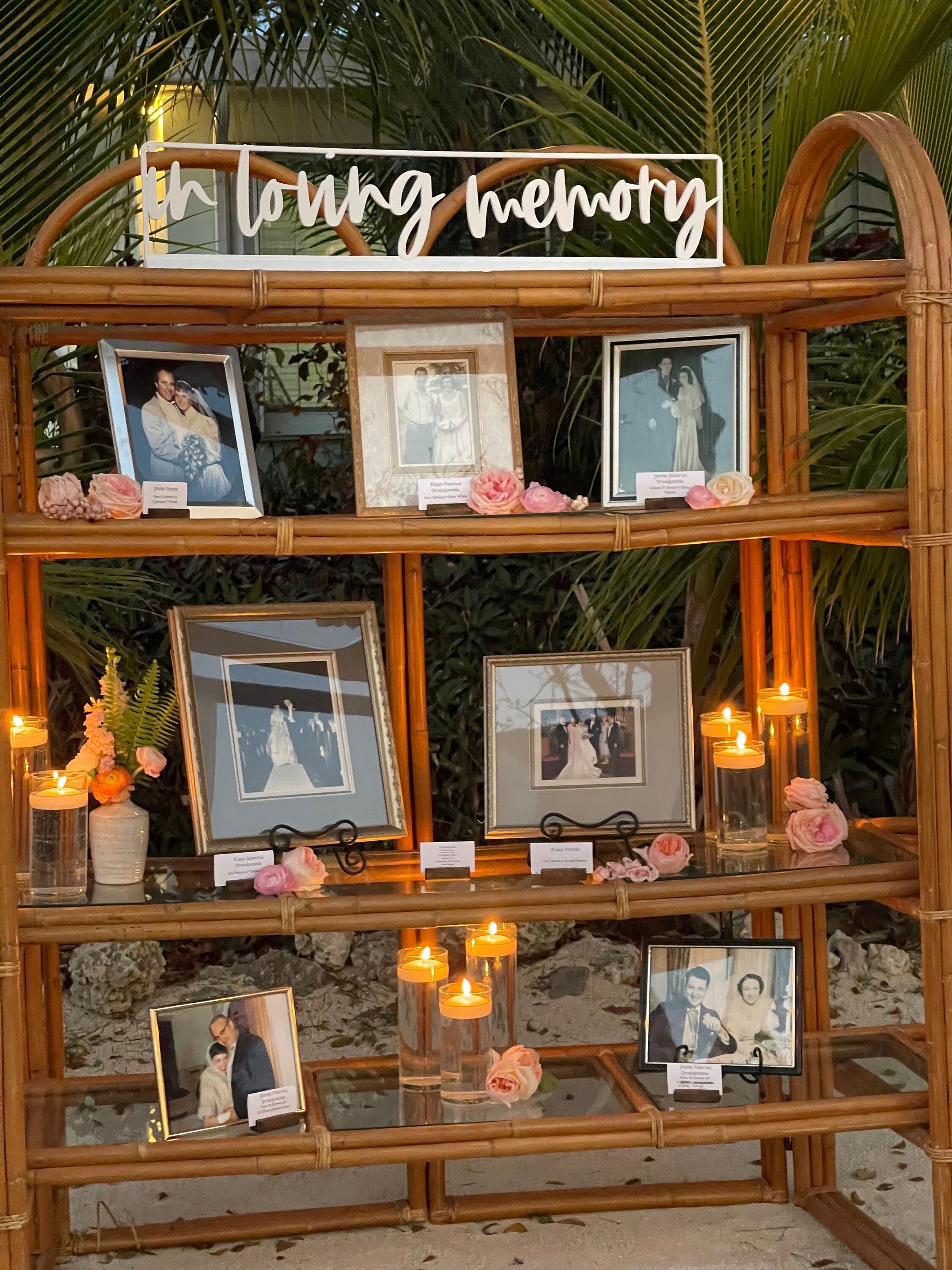 In Loving Memory - 3D Wedding Sign - Etsy