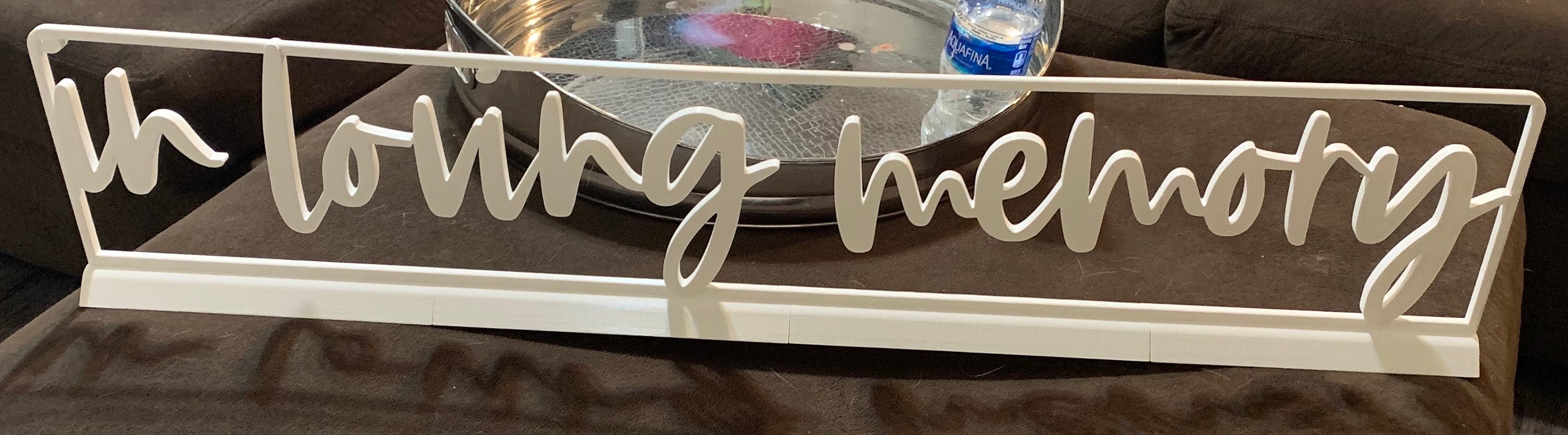 In Loving Memory - 3D Wedding Sign - Etsy
