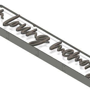 In Loving Memory - 3D Wedding Sign - Etsy