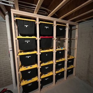 Fusion 360 Modular Bin Storage Rack - Get Your Exact Lumber Dimensions ...