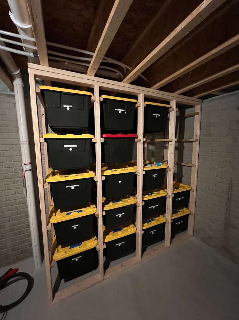 Fusion 360 Modular Bin Storage Rack - Get Your Exact Lumber Dimensions ...