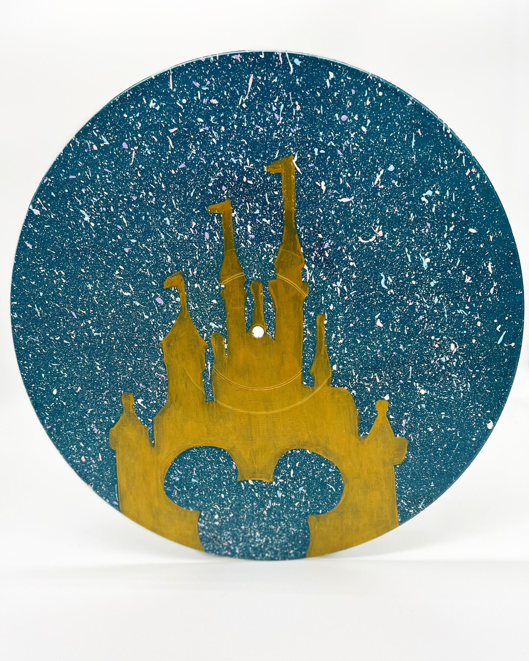 Disney Painted Vinyl Record - Etsy