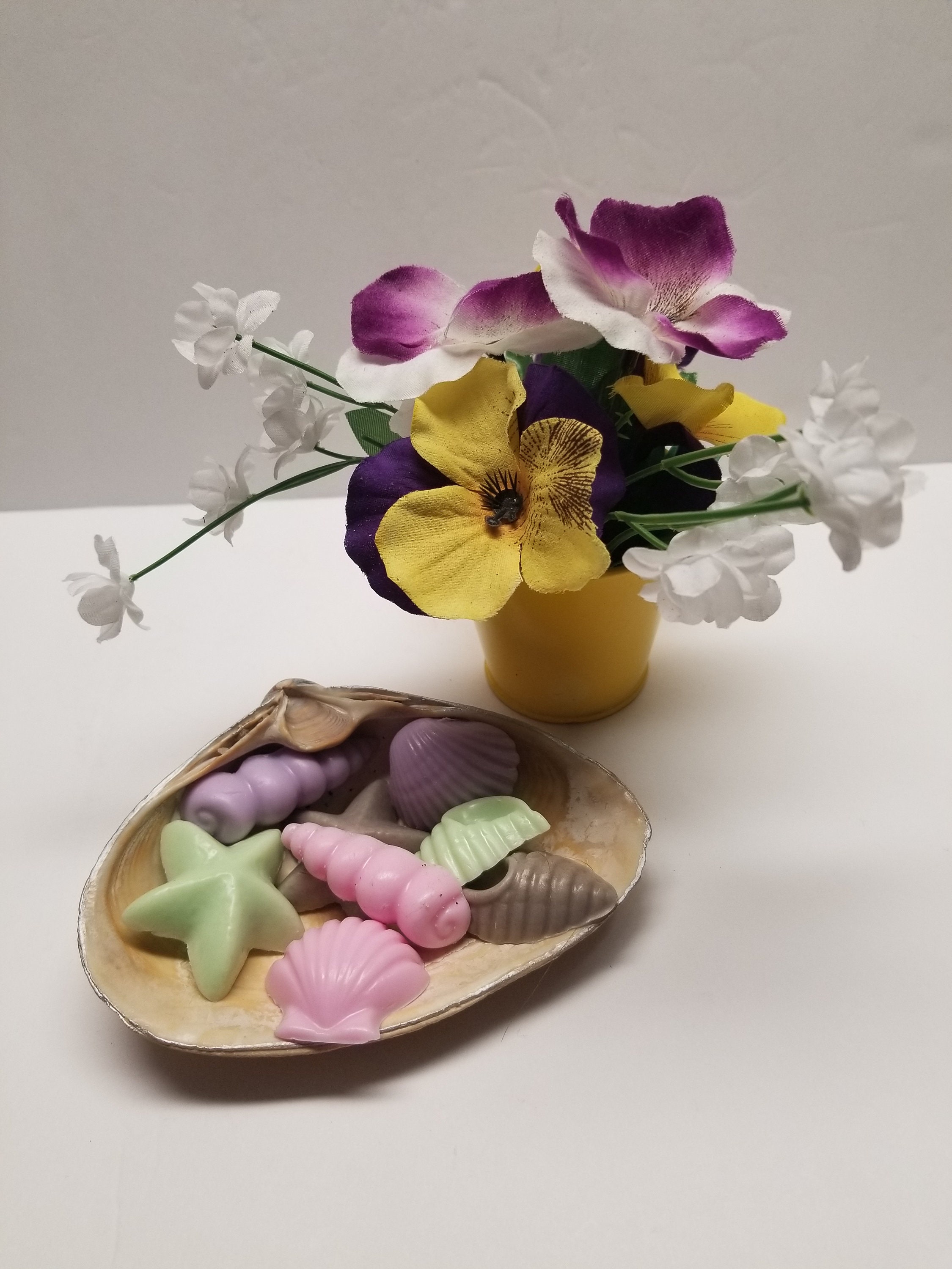 Sea Shell Soaps Bath Décor Soap Favors. Guest Soap Novelty - Etsy UK