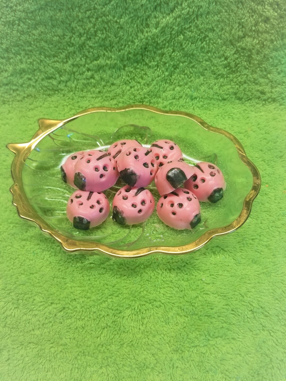 Lady Bugs Soap, 10 Soaps, Animal Soaps, Mini Soaps, Guest Bath Soap ...