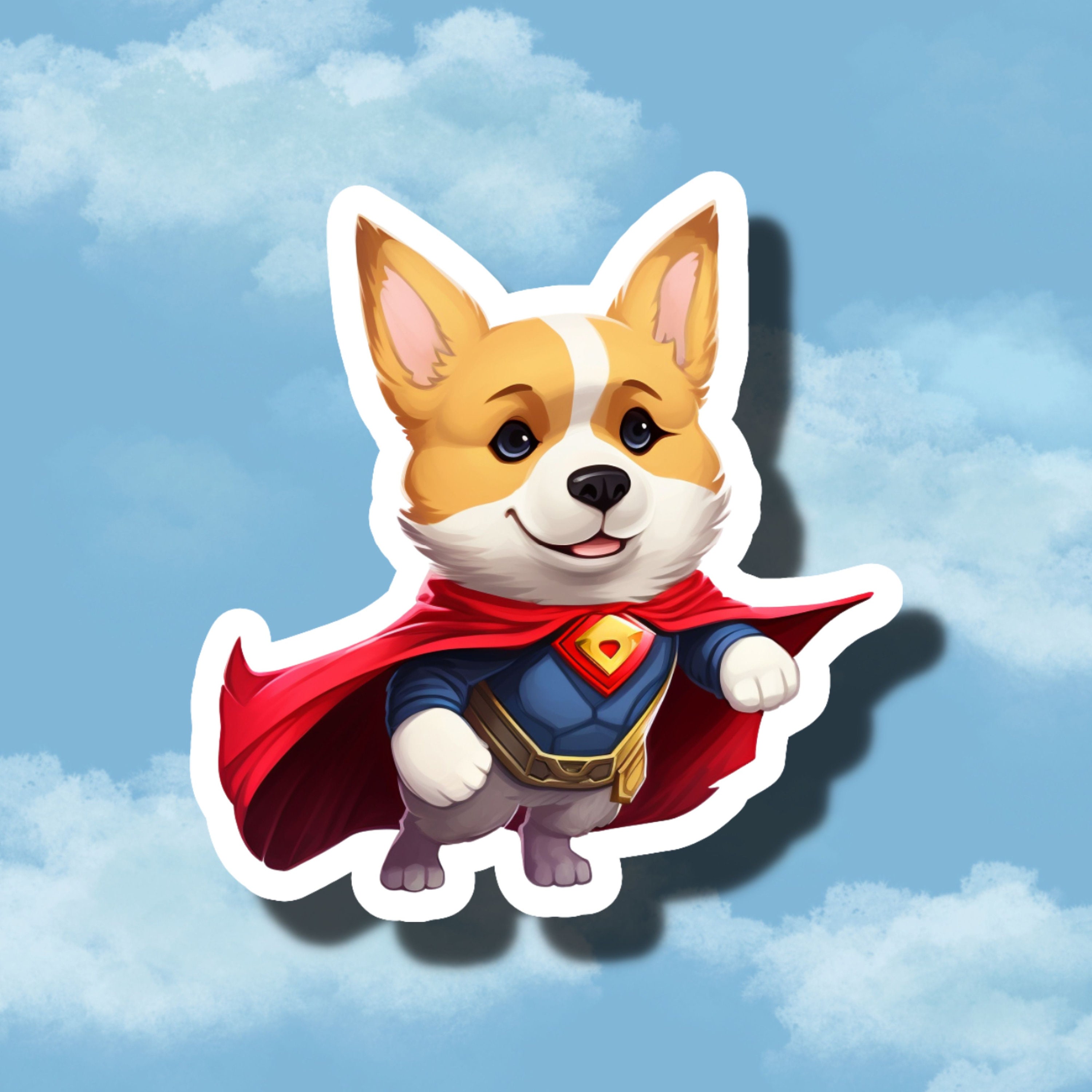 Superhero Corgi