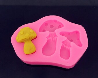 Mushrooms/toadstools Decorated W/ Hearts V238 Chocolate Candy Mold - Etsy